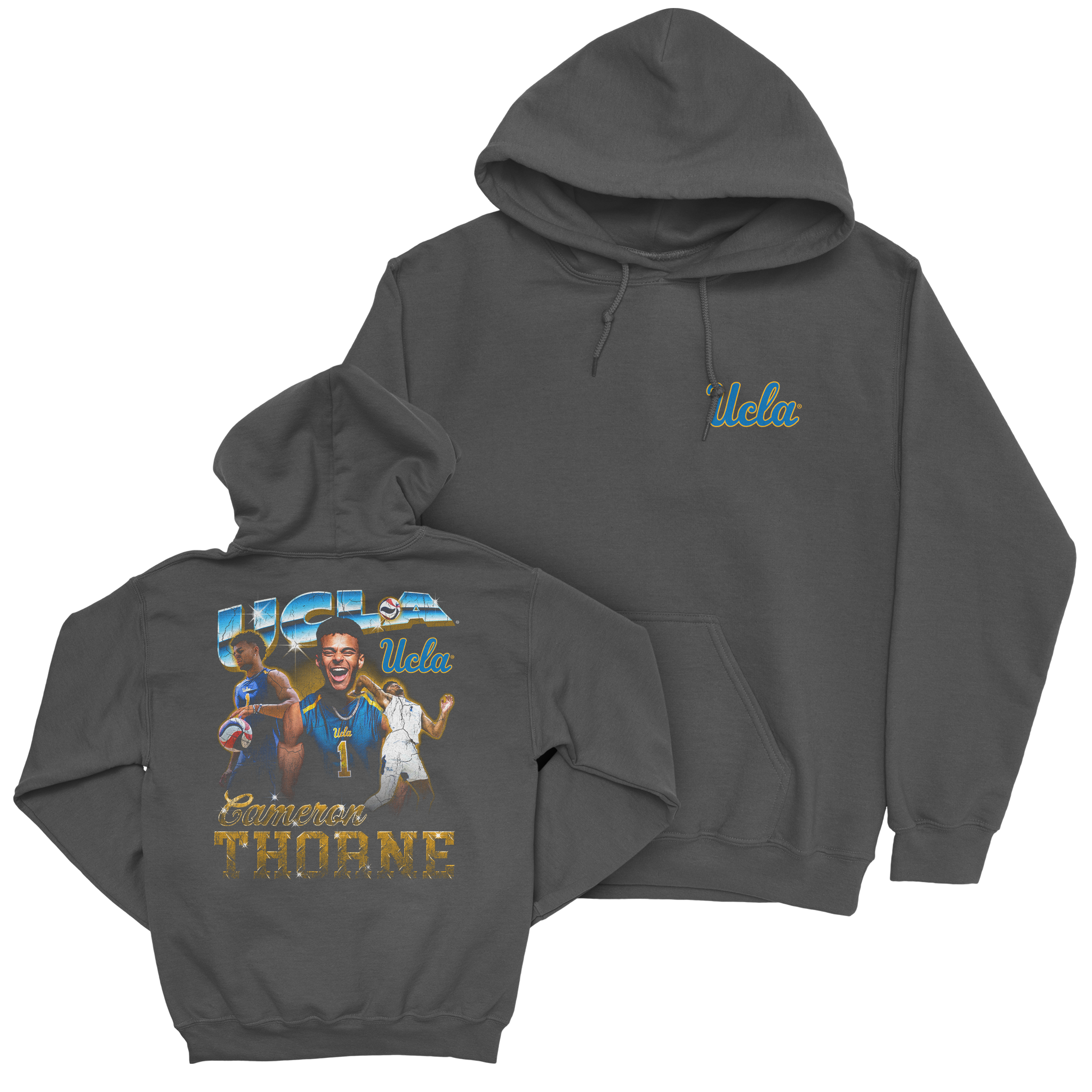 EXCLUSIVE RELEASE: Cameron Thorne 90s Graphic Black Hoodie – The UCLA ...